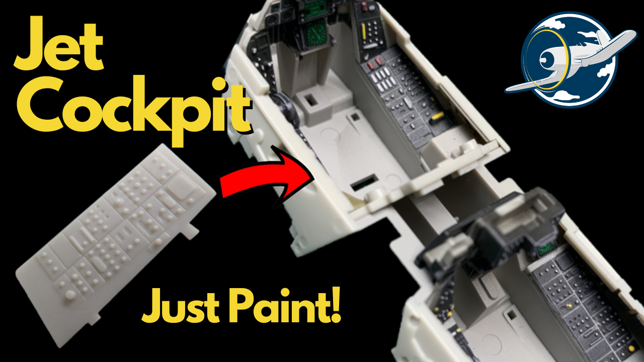 Jet Cockpits using paint only – MODEL AIRPLANE MAKER