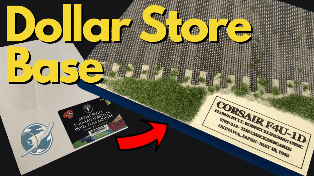 The Base Completes the Look – MODEL AIRPLANE MAKER