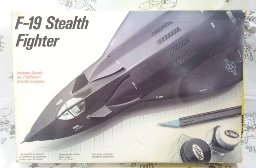 1/48 Testors F-19: The Game Changer – MODEL AIRPLANE MAKER
