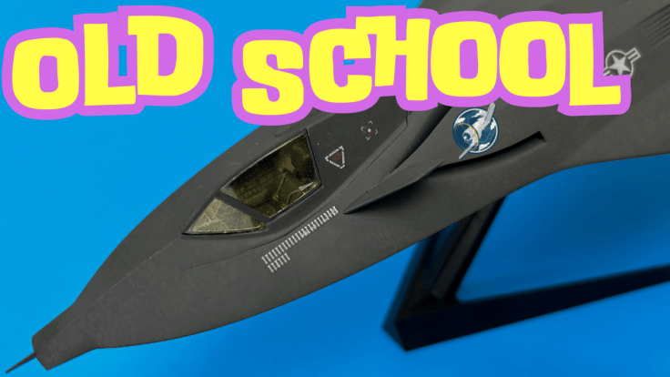 1/48 Testors F-19: The Game Changer – MODEL AIRPLANE MAKER